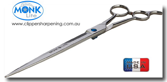 SCISSORS / SHEARS : MONK LITE MKL10S 10 INCH STRAIGHT : Feather Edge ...